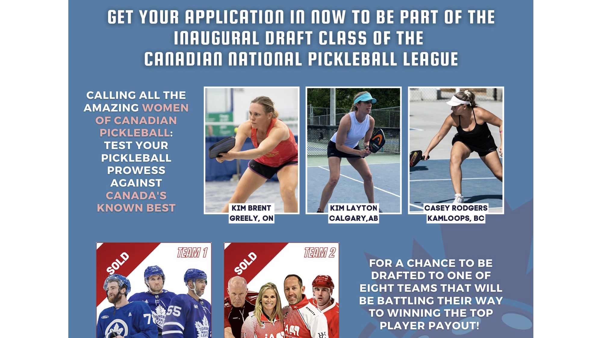 Calling All The Amazing Women Of Canadian Pickleball – Canadian National Pickleball League